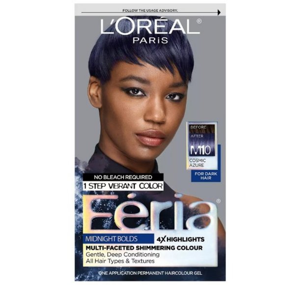 L'Oréal | Hair | Loreal Paris Feria Midnight Bold Cosmic Azure ...